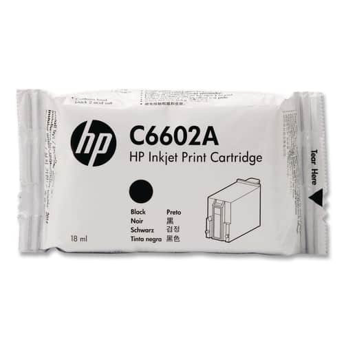 HP C6602A Black Original Ink Cartridge by HP HEWC6602A | OnTimeSupplies.com