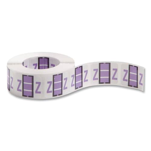 A-Z Color-Coded End Tab Filing Labels by Smead® SMD67096 ...
