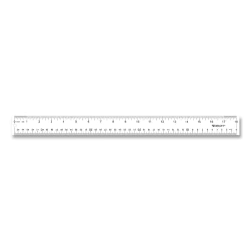 Clear Flexible Acrylic Ruler by Westcott® ACM10564 | OnTimeSupplies.com
