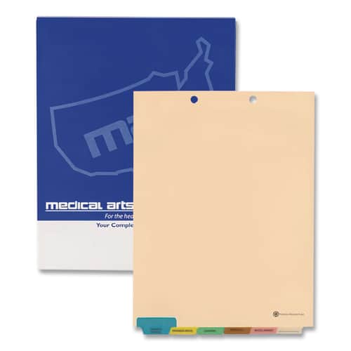 6-Tab Medical Chart Indexes by Medical Arts Press® MAQ33157 ...