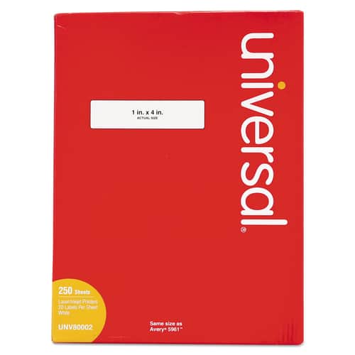White Labels by Universal® UNV80002 | OnTimeSupplies.com