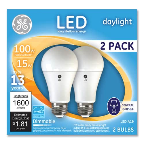 100W LED Bulbs by GE GEL93127672 | OnTimeSupplies.com