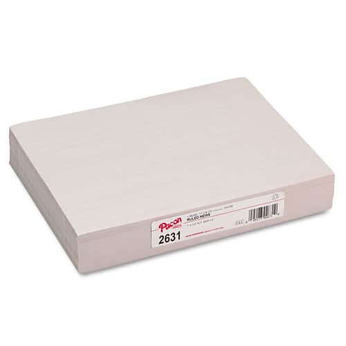 Skip-A-Line Ruled Newsprint Paper by Pacon® PAC2631 | OnTimeSupplies.com