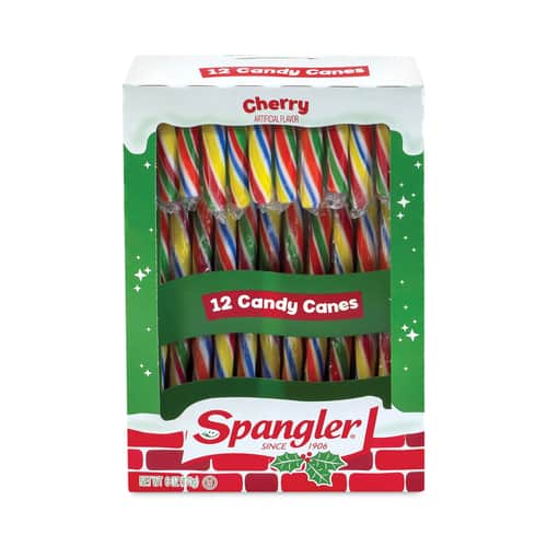 Cherry Candy Canes by Spangler® GRR211X0001 | OnTimeSupplies.com