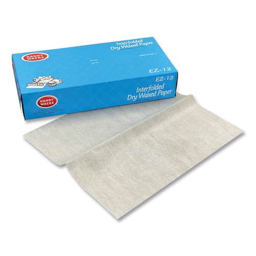 Interfolded Dry Waxed Paper Deli Sheets by Handy Wacks© HWAEZ12 ...