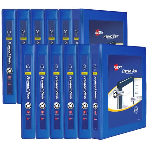 Framed View Heavy-Duty Binders by Avery® AVE68055CT | OnTimeSupplies.com